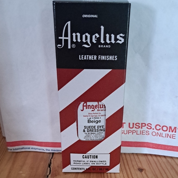 Angelus | Shoes | Angelus Beige Suede Dye Dressing | Poshmark